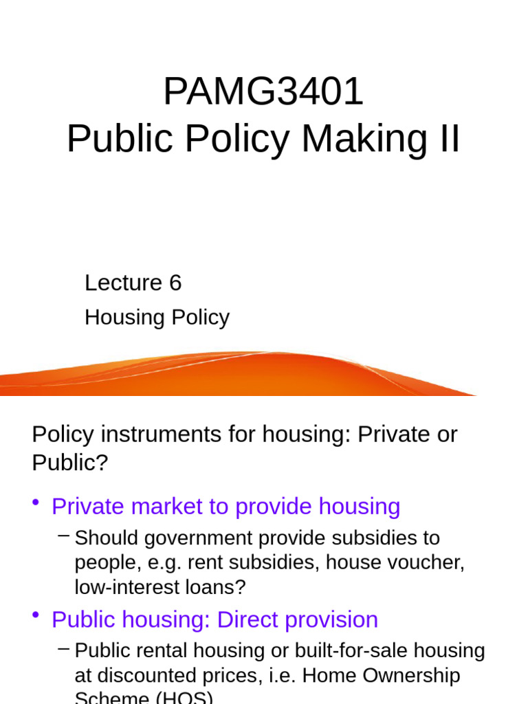 Hong Kong Housing Policy Overview | PDF | Public Housing | Economies