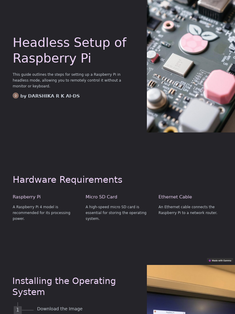 Headless Setup of Raspberry Pi | PDF | Raspberry Pi | Secure Shell