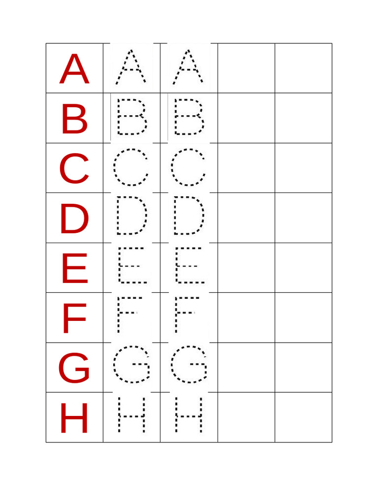 ABC Worksheet | PDF