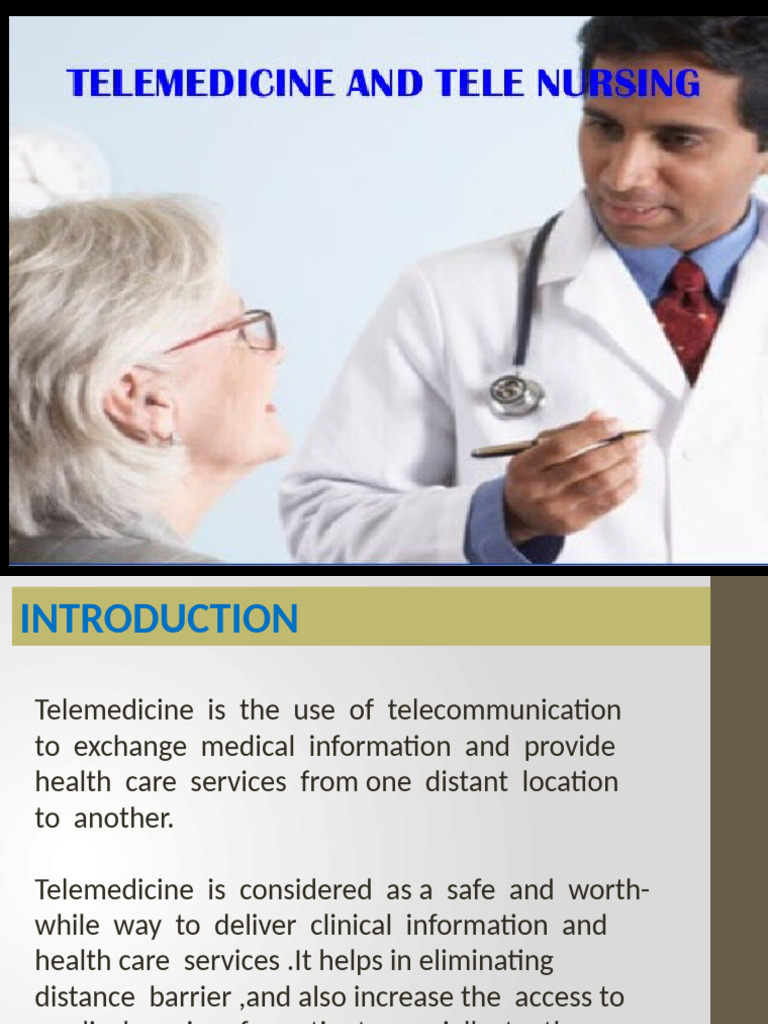 Telemedicine and Telenursing | PDF | Health Care | Medicine