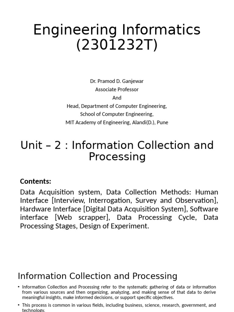 EI_Unit_2_PPT_2301232T | PDF | Data Acquisition | Internet & Web