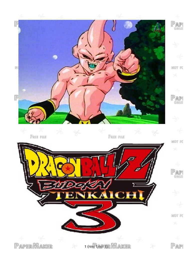 Kid Buu 130cm | PDF