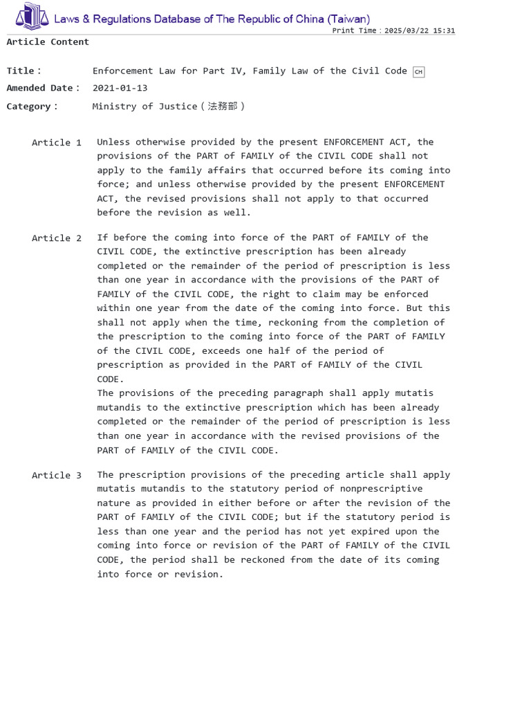 Family Law Enforcement Act Overview | PDF | Justice | Crime & Violence