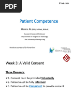 Appelbaum Criteria for Patient Capacity | PDF | Dementia | Medical ...