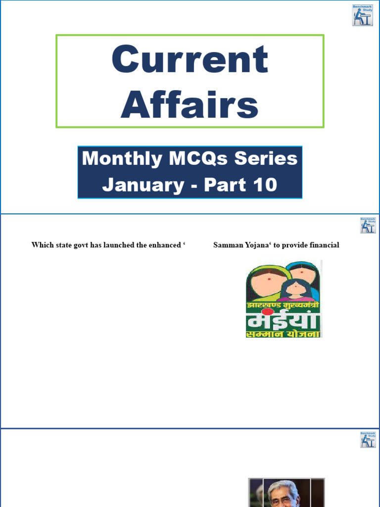 January 2025 Current Affairs MCQs | PDF | Hajj