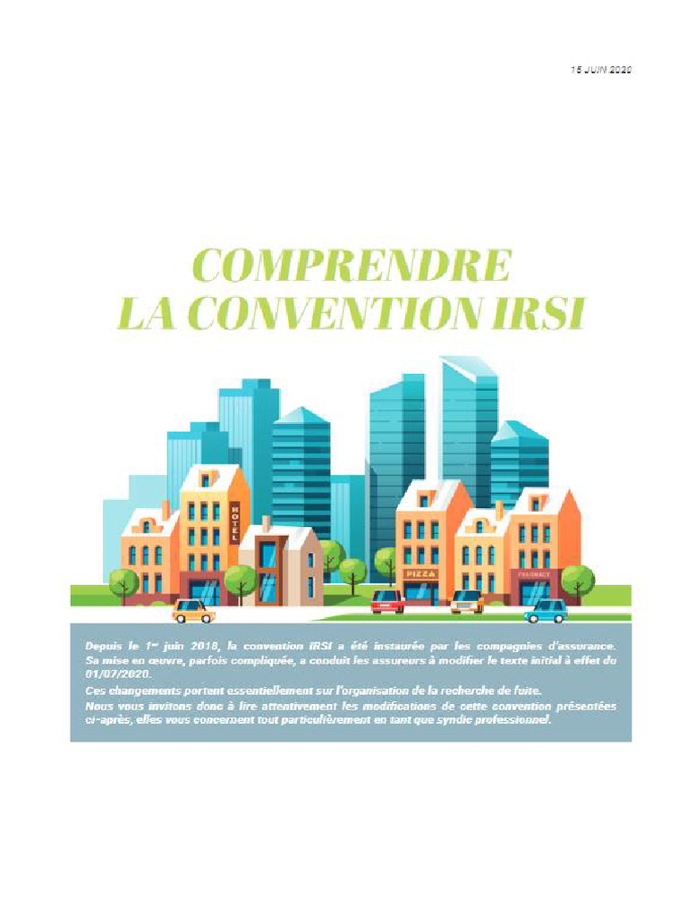 Comprendre La Convension IRSI | PDF
