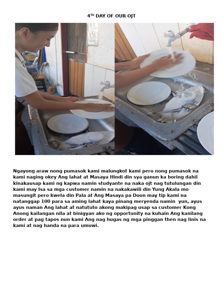 4TH Day of Ojt | PDF