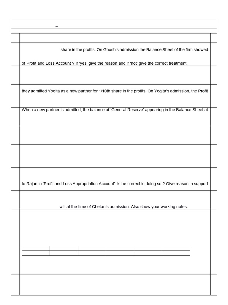XII-ACC-PSR AND ADM-WS (1) | PDF | Goodwill (Accounting) | Debits And ...