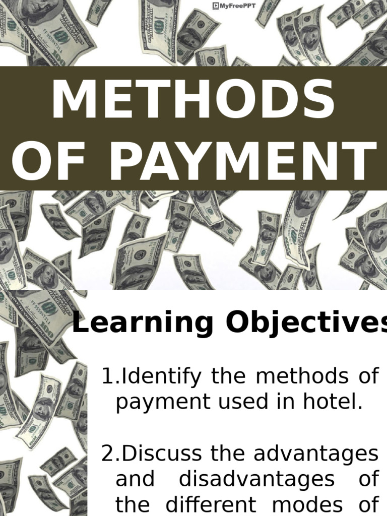 Hotel Payment Methods Overview | PDF | Debit Card | Cheque