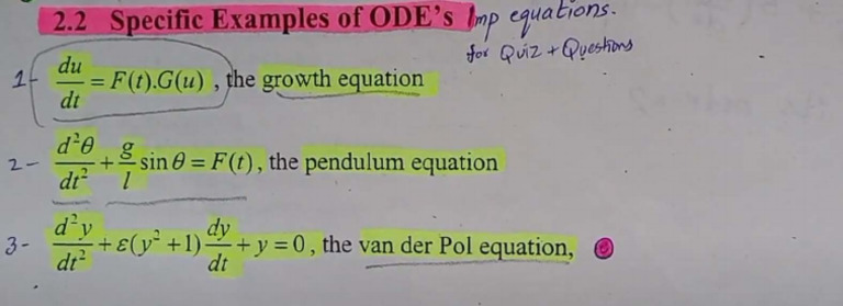 Van der pol equation | PDF