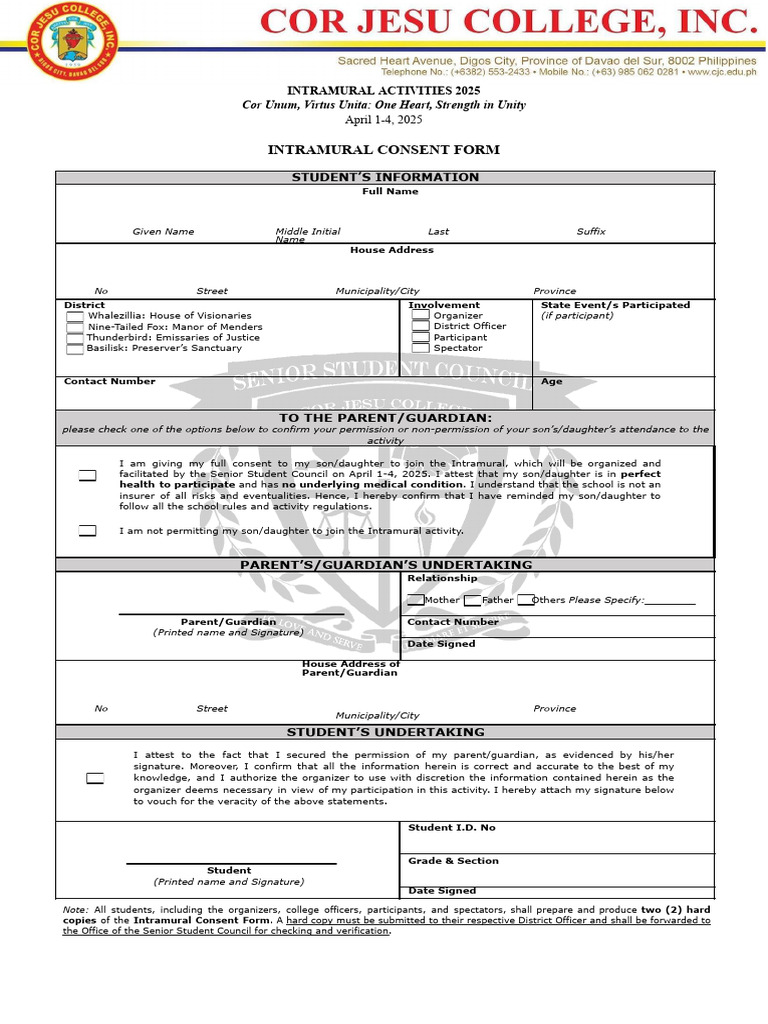 1.2 Intramural Consent Form | PDF | Hypertension | Clinical Medicine