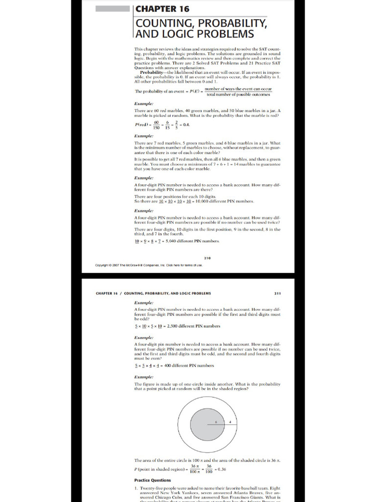-SMFI- Math Probability, Logics, Data Interpretation | PDF