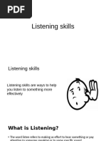 Five Stages of the Listening Process | PDF | Memory | Perception