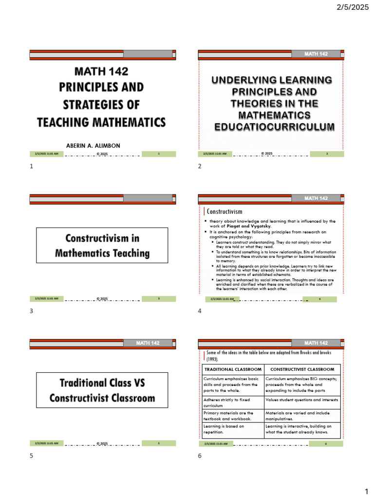 Chapter-2-Underlying-Principles-and-Strategies-in-Mathematics-Education | PDF | Constructivism ...