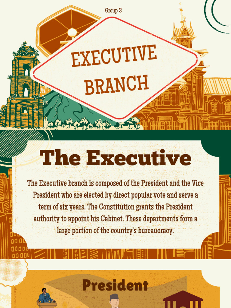 Executive-Branch-Group-3 20250220 111615 0000 | PDF | Presidents Of The ...
