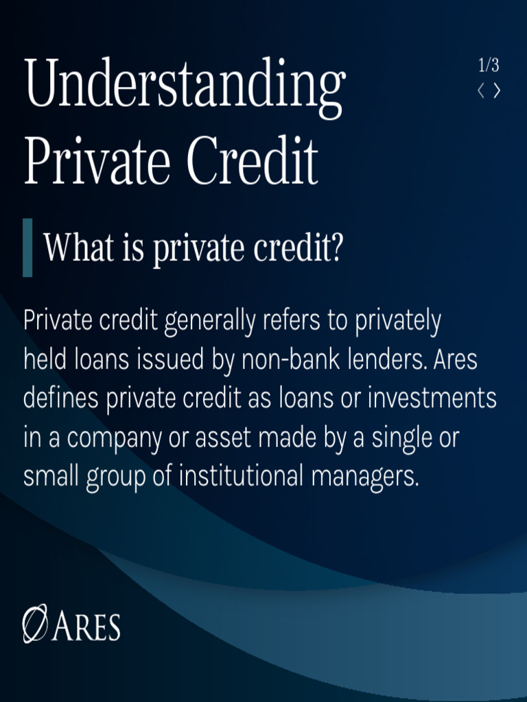 Private Credit Overview and Glossary | PDF