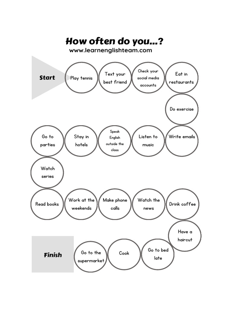 Adverbs-of-frequency-EFL-boardgame | PDF