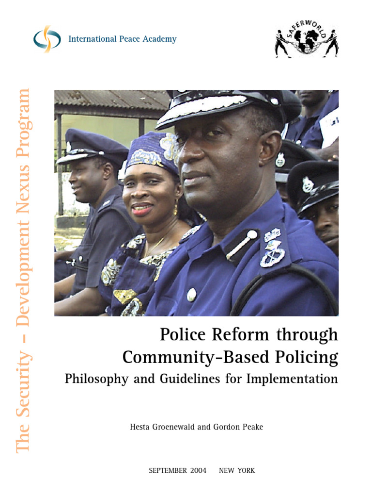 Community-Based Policing-Guidelines | PDF | Police | Evaluation