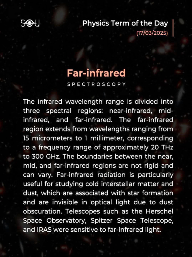 Far-Infrared: Spectros | PDF