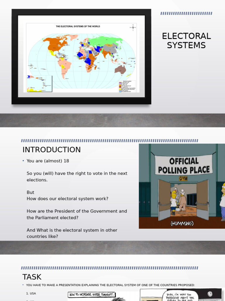 Electoral Systems Project | PDF | Fluency | Elections