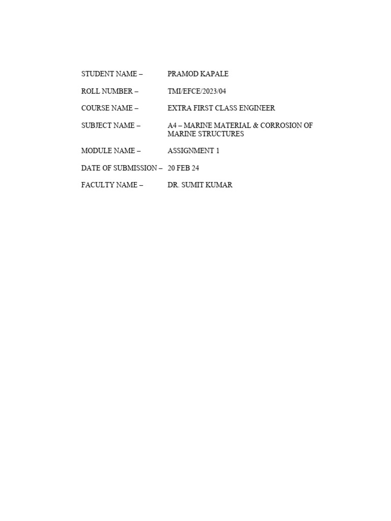 Marine Materials & Corrosion Study | PDF | Heat Treating | Stainless Steel