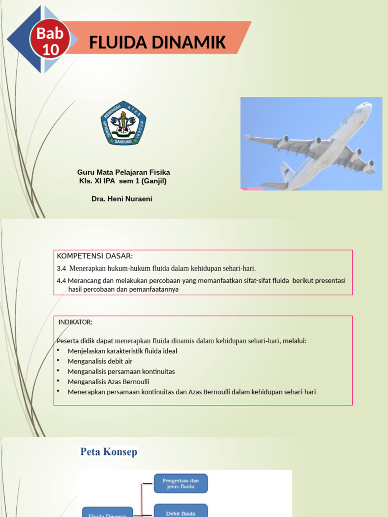 Fluida Dinamis (8 Januari 2025) Heni | PDF