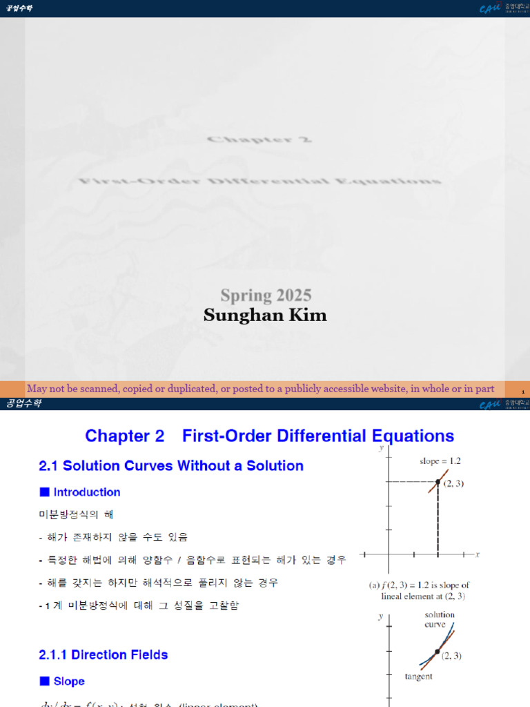 Chapter 2 First Order Differential Equations Pdf Pdf Physics