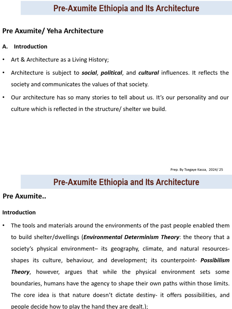 Lecture 2. Pre-Axumite Art and Architecture | PDF | Queen Of Sheba