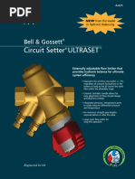Circuit Setter Sizing Guidelines | PDF | Dynamics (Mechanics) | Plumbing