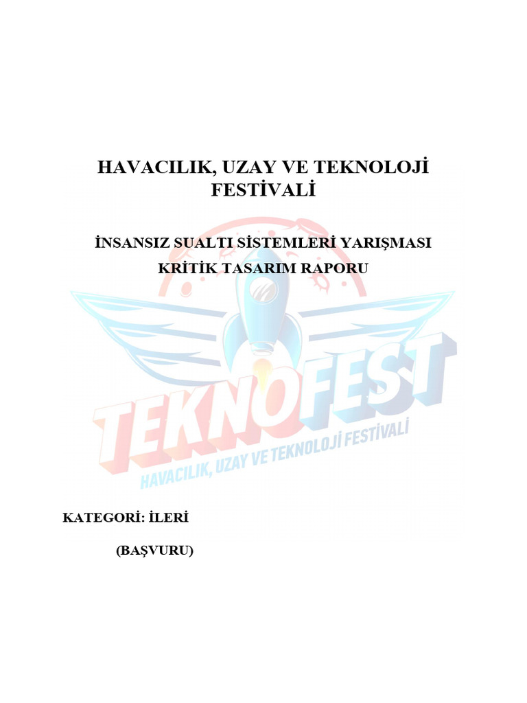 Teknofest KTR 1 | PDF