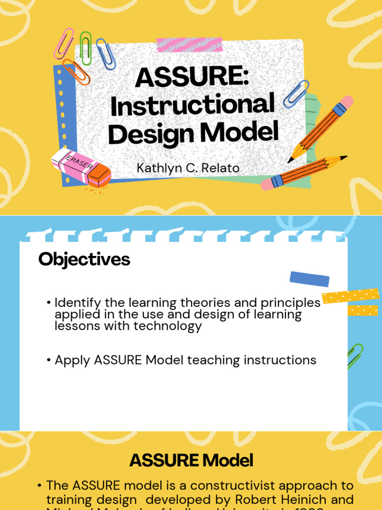 ASSURE Model for Effective Learning Design | PDF | Instructional Design | Learning