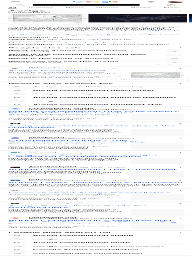 Auriga Constellation - Google Search | PDF | Constellation | Ptolemy