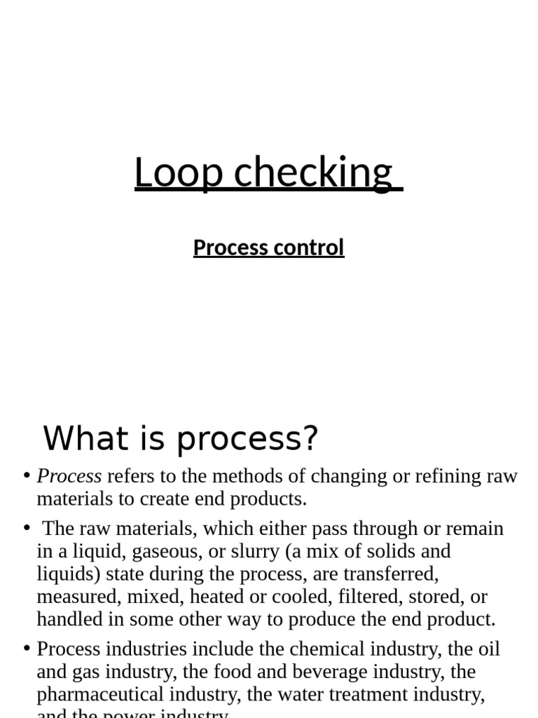 UC 9 Loop Checking Final | PDF | Instrumentation | Programmable Logic Controller