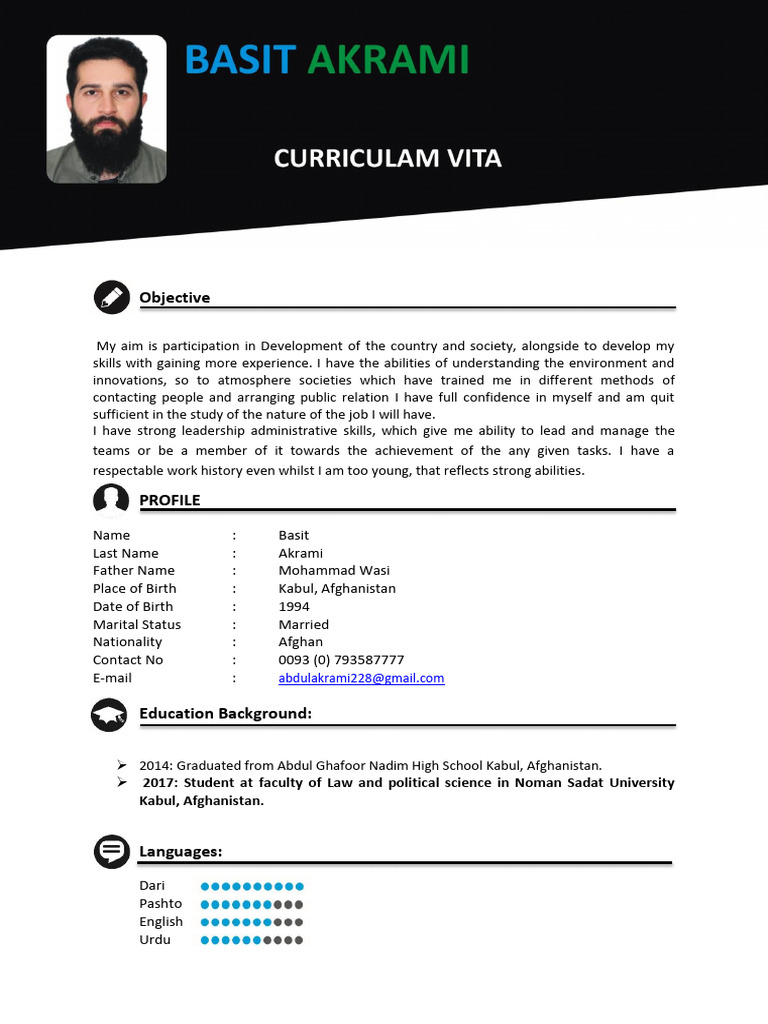 Basit CV | PDF