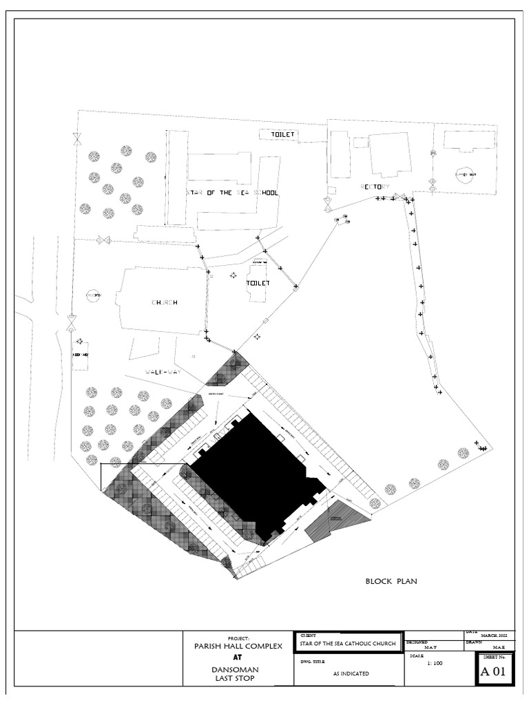 Auditorium Block Plan | PDF