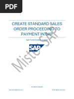SAP-Order To Cash (OTC) Process - 1 | PDF | Receipt | Invoice