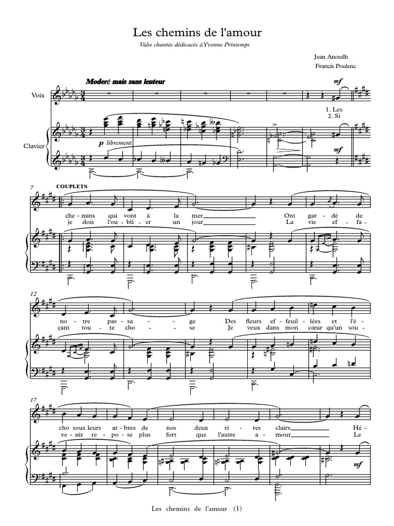 Les Chemins de L'Amour | PDF | Alphabet latin | Graphèmes