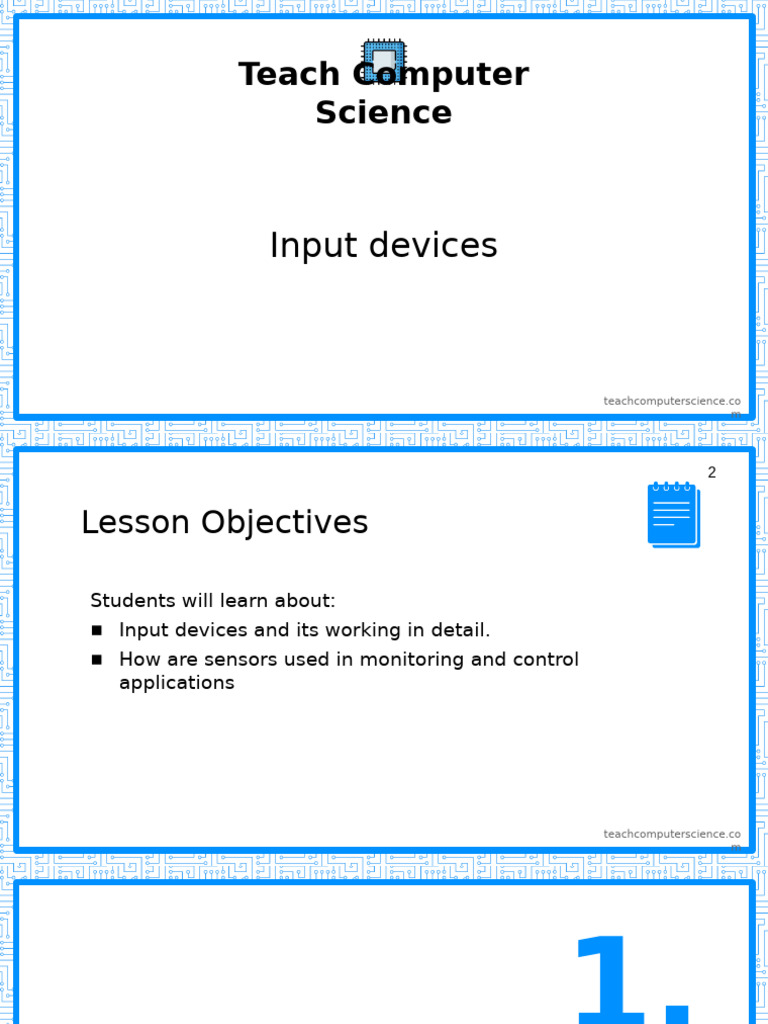 Presentation - 08 Input Devices | PDF | Barcode | Image Scanner