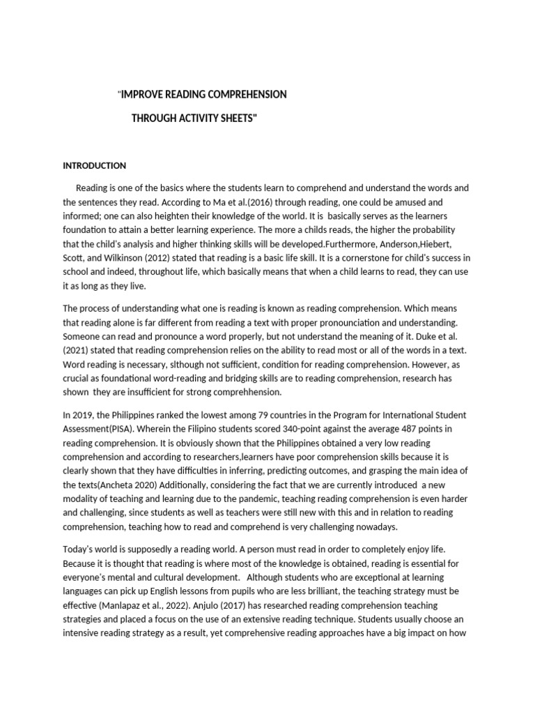 Improve Reading-Wps Office | PDF | Reading Comprehension | Learning