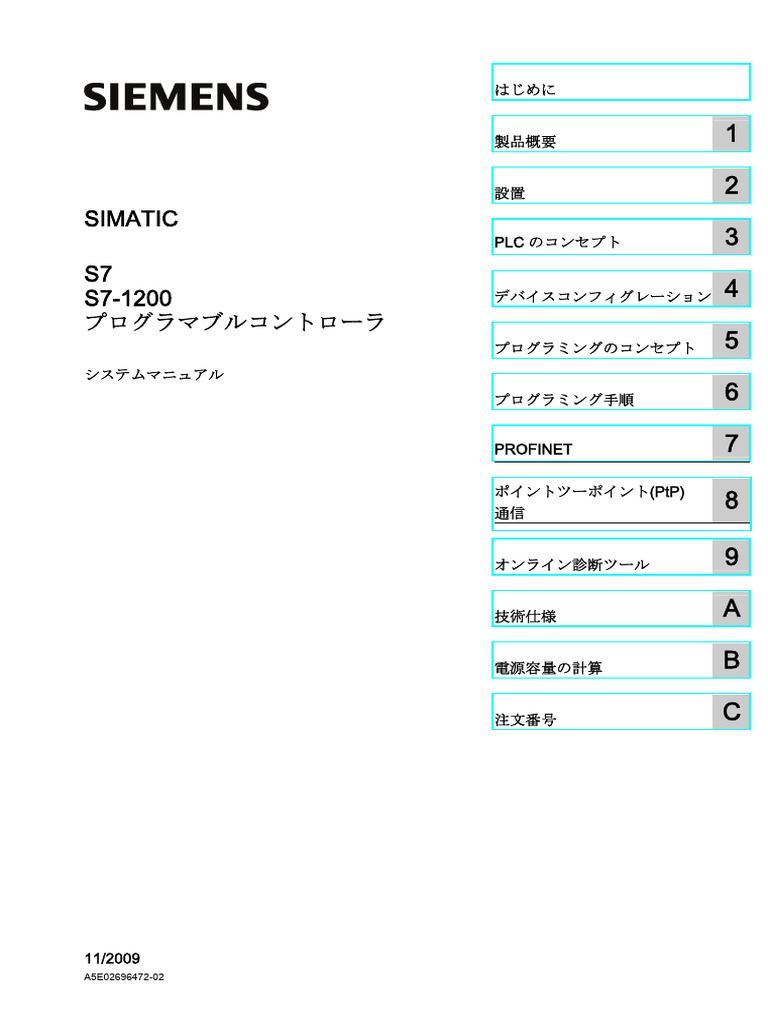 Simatic S7 S7-1200 | PDF