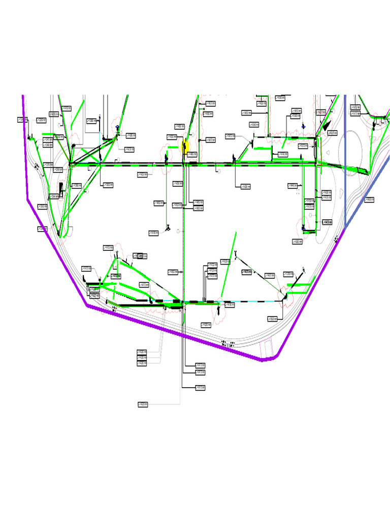 Cctv-Ict As Built With New Drawing in Asphalt Area | PDF