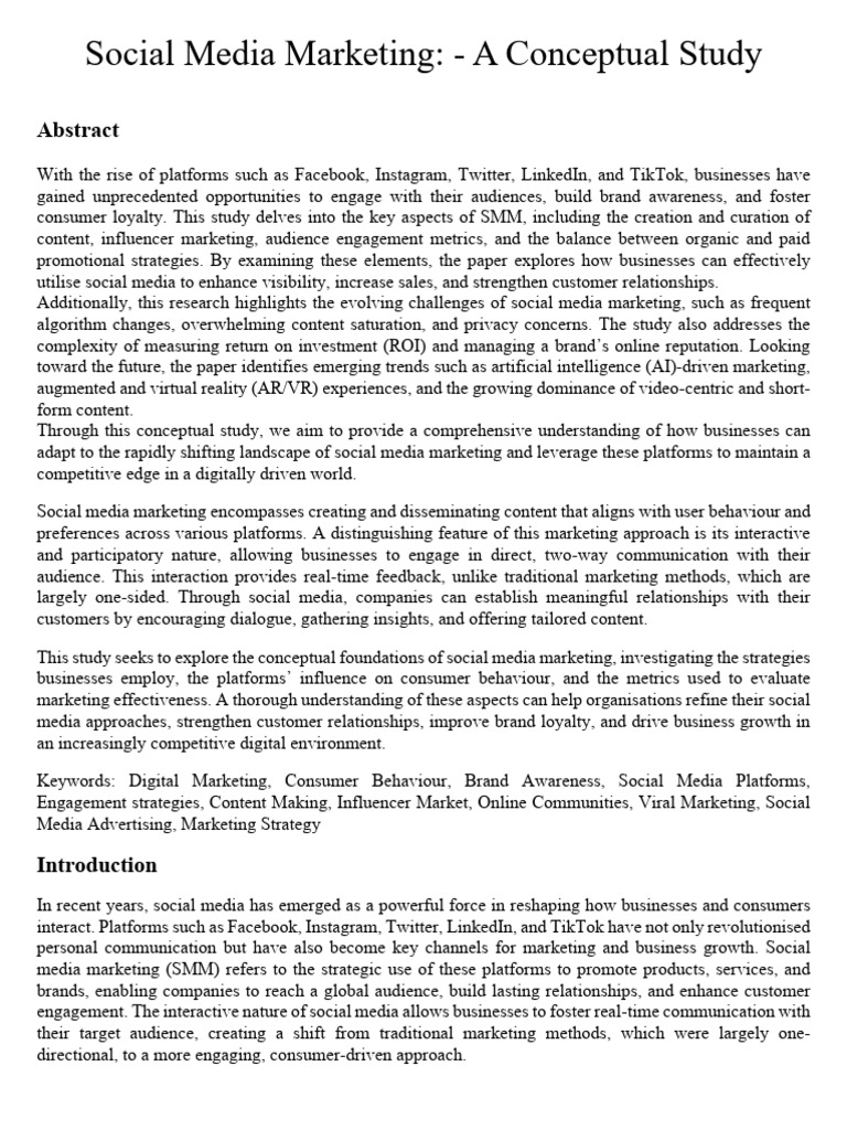 Social Media Marketing Strategies Explained | PDF | Social Media ...