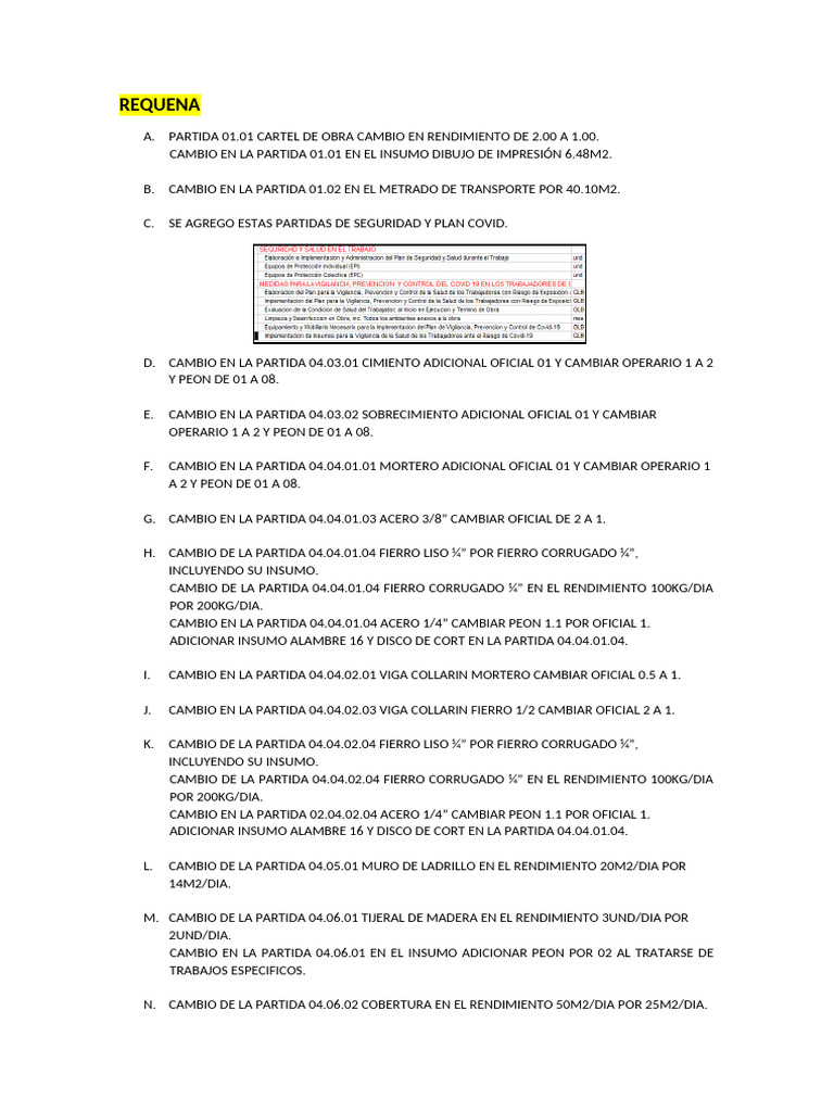 Cambios Nauta y Requena | PDF