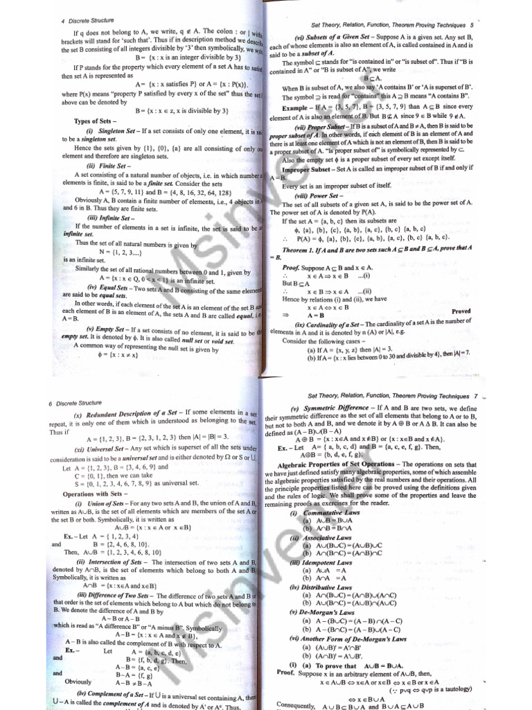 Discrete Structure Shivani | PDF