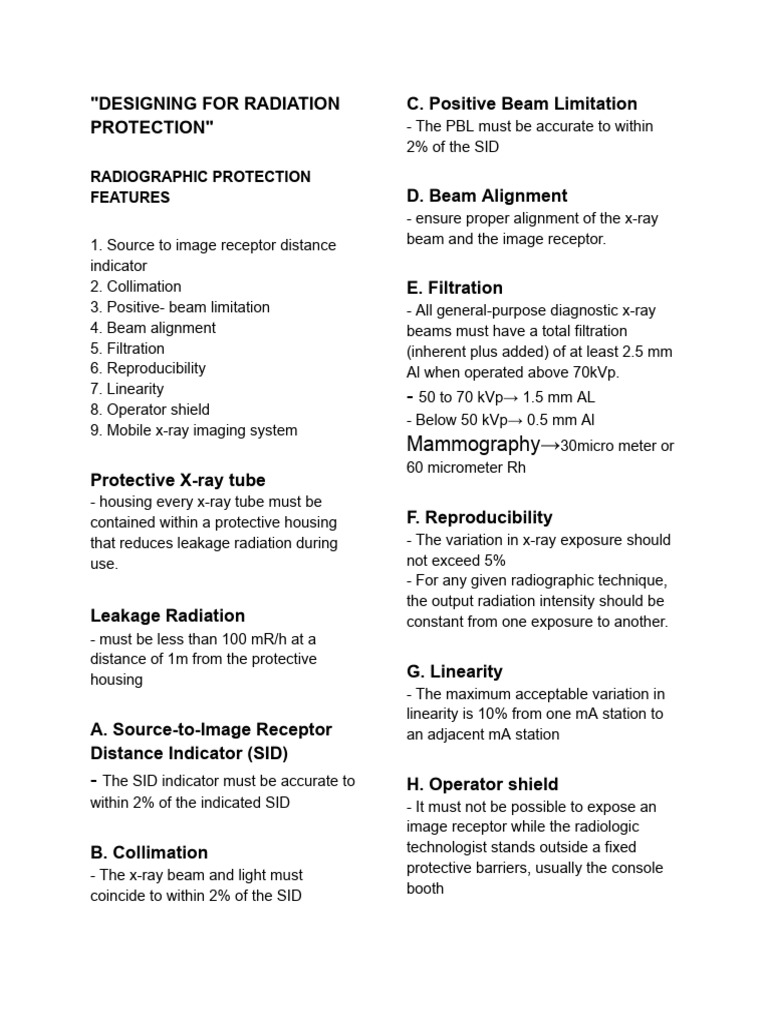 Designing For Radiation Protection | PDF | X Ray | Radiography