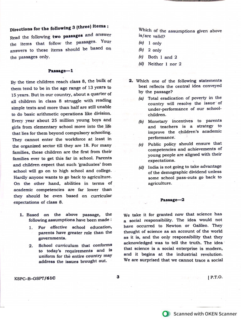 Csat 2024 | PDF