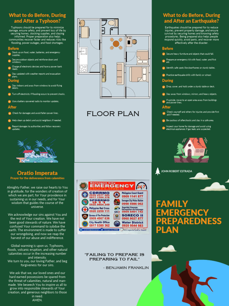 Typhoon and Earthquake Preparedness Guide | PDF | Emergency Management ...