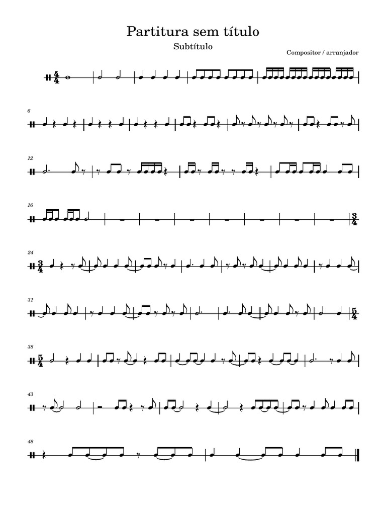 Ditado rítmico | PDF