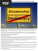 Current Dictators and Authoritarian Leaders 2025 | PDF ...