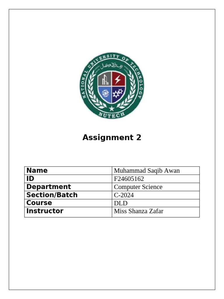 Cover Page DLD | PDF